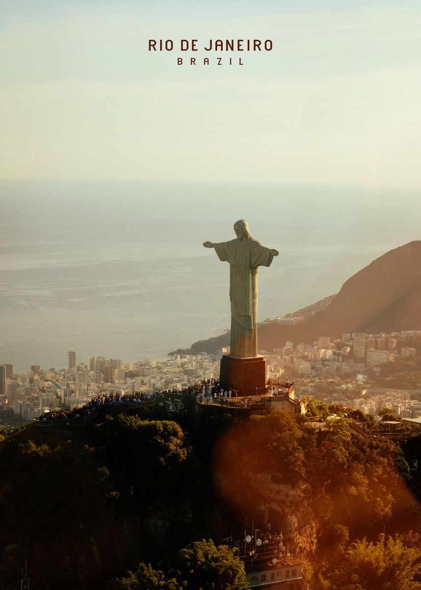 'Rio de Janeiro ' Poster, picture, metal print, paint by Travel Addict ...