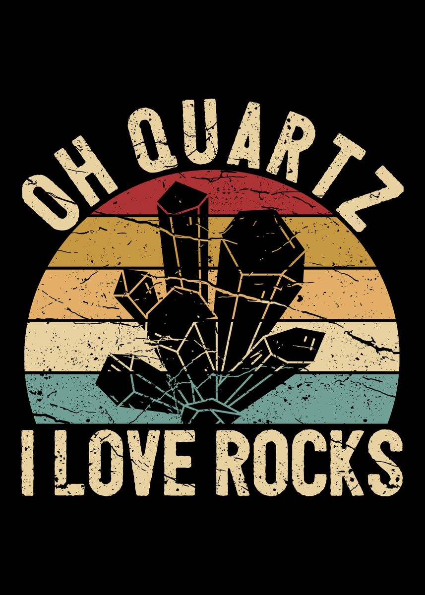 'Funny Rock Hunting' Poster, picture, metal print, paint by ...