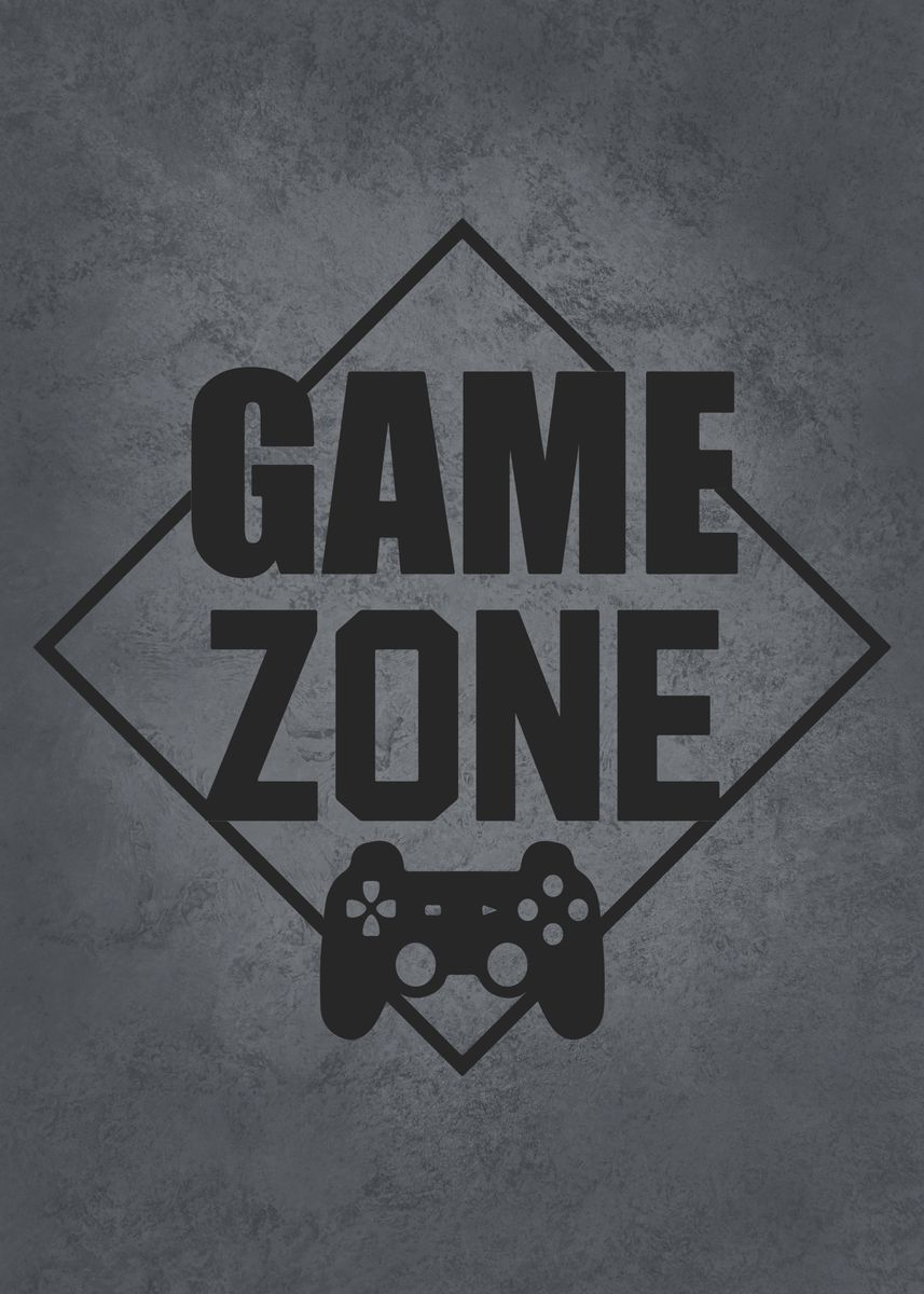 'Game Zone' Poster, picture, metal print, paint by GOHAN | Displate