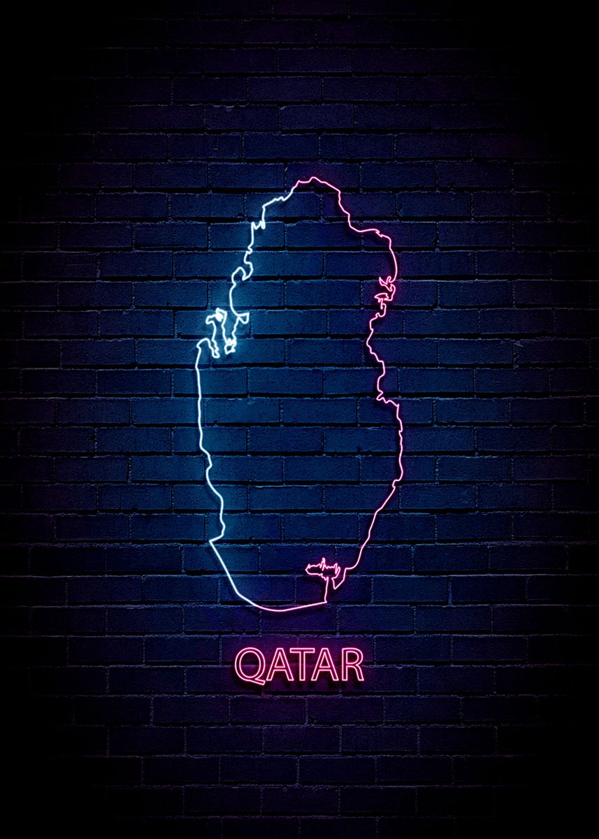 'qatar' Poster by ke ke | Displate