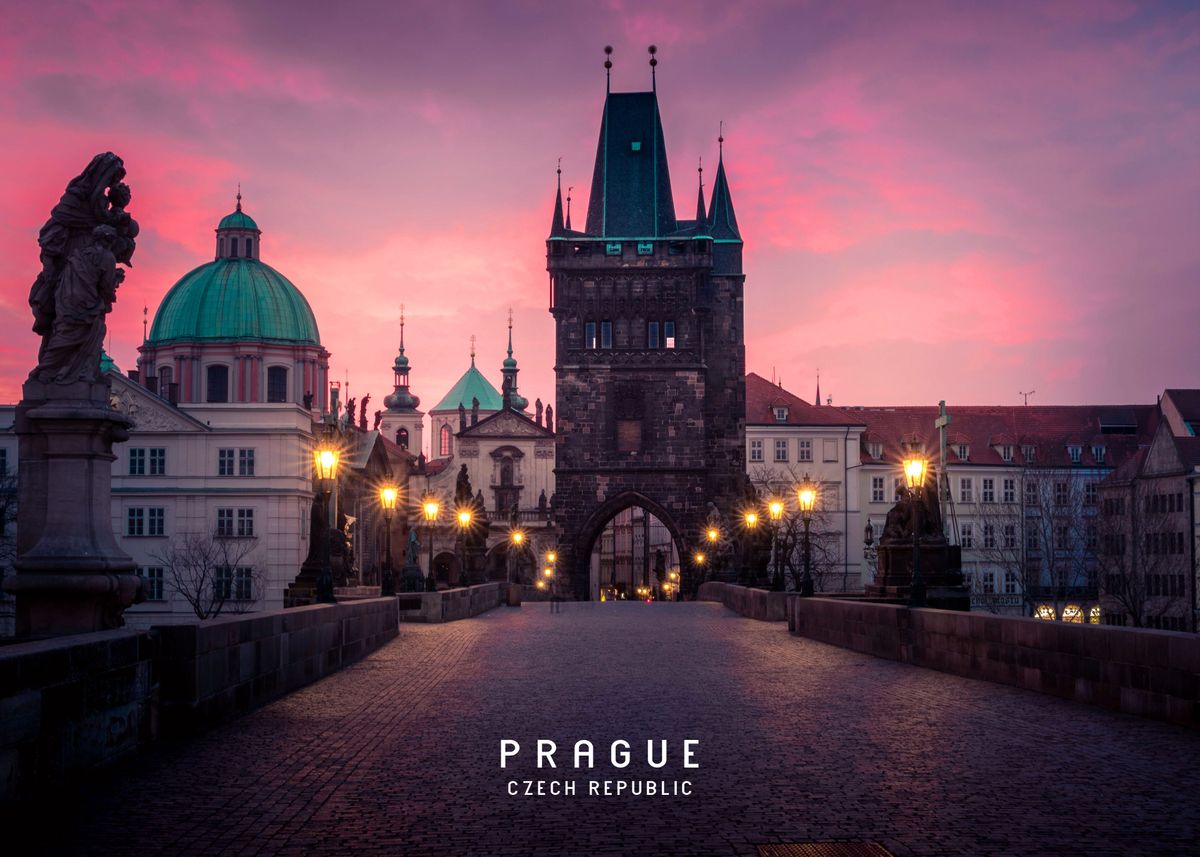 'Prague ' Poster by Travel Addict | Displate