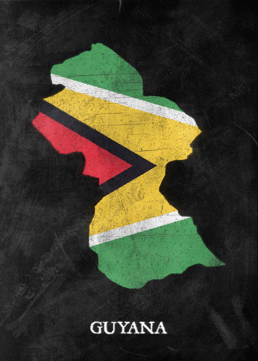 'Guyana' Poster by Moon Soul | Displate