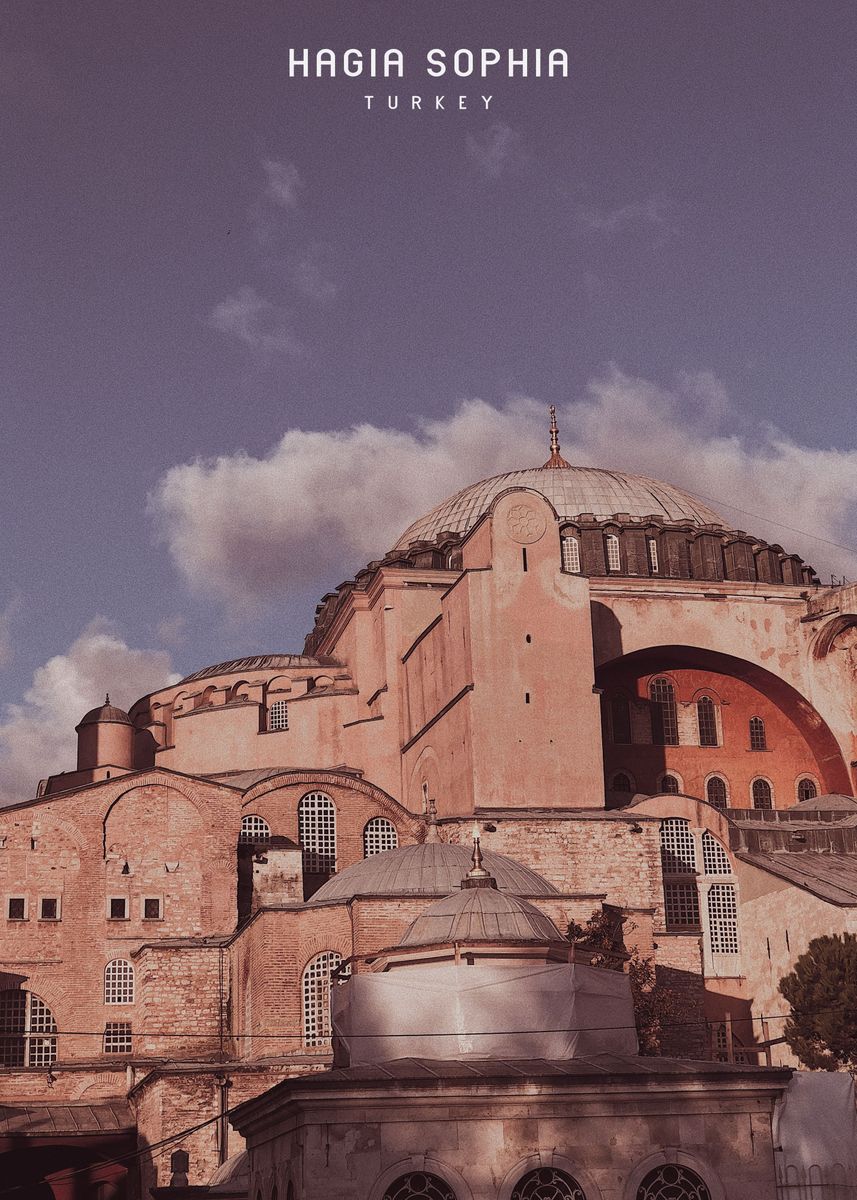 'Hagia Sophia ' Poster, picture, metal print, paint by Big City | Displate