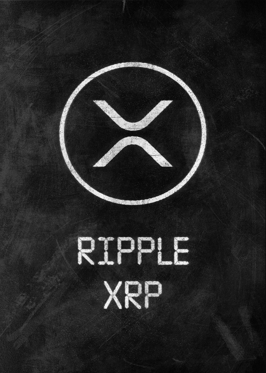 'Ripple XRP' Poster, picture, metal print, paint by Luvy | Displate