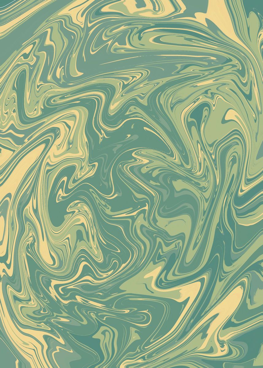 'Abstract Liquify v5' Poster, picture, metal print, paint by Savinda ...