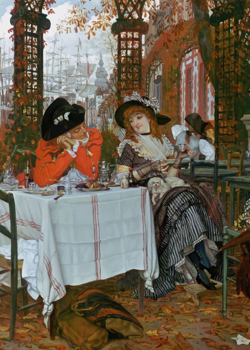 'James Tissot' Poster, picture, metal print, paint by ArtGallery | Displate