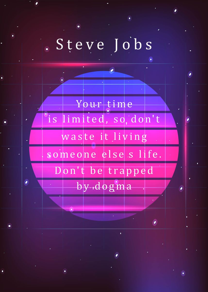 'STEVE QUOTE TIME' Poster by mardigu sports | Displate