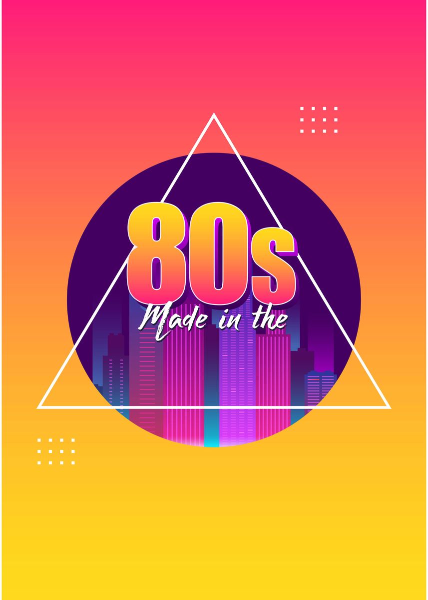 '80s Retro ' Poster, picture, metal print, paint by cielo arm pictures ...