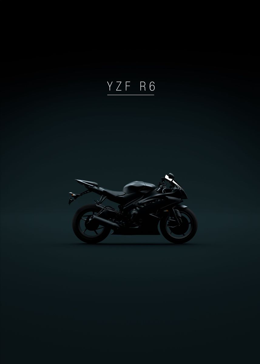 '2013 YZF R6' Poster, picture, metal print, paint by 21 MXM | Displate