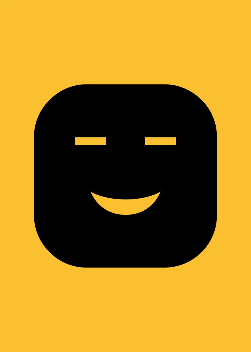 'funny face ' Poster, picture, metal print, paint by Most Popular Cult ...