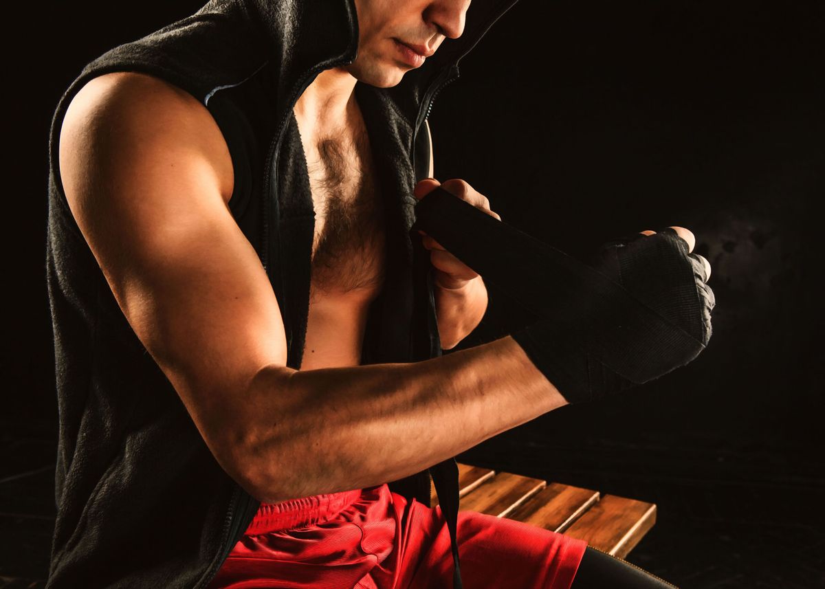 'Gym Bodybuilding Sport 47' Poster by Michael Landsberger | Displate