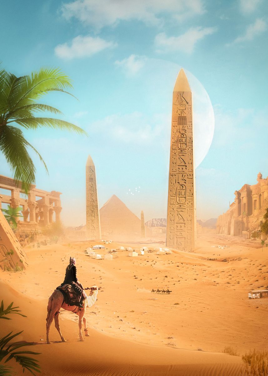 'Desert Discovery' Poster, picture, metal print, paint by vandervisuals ...