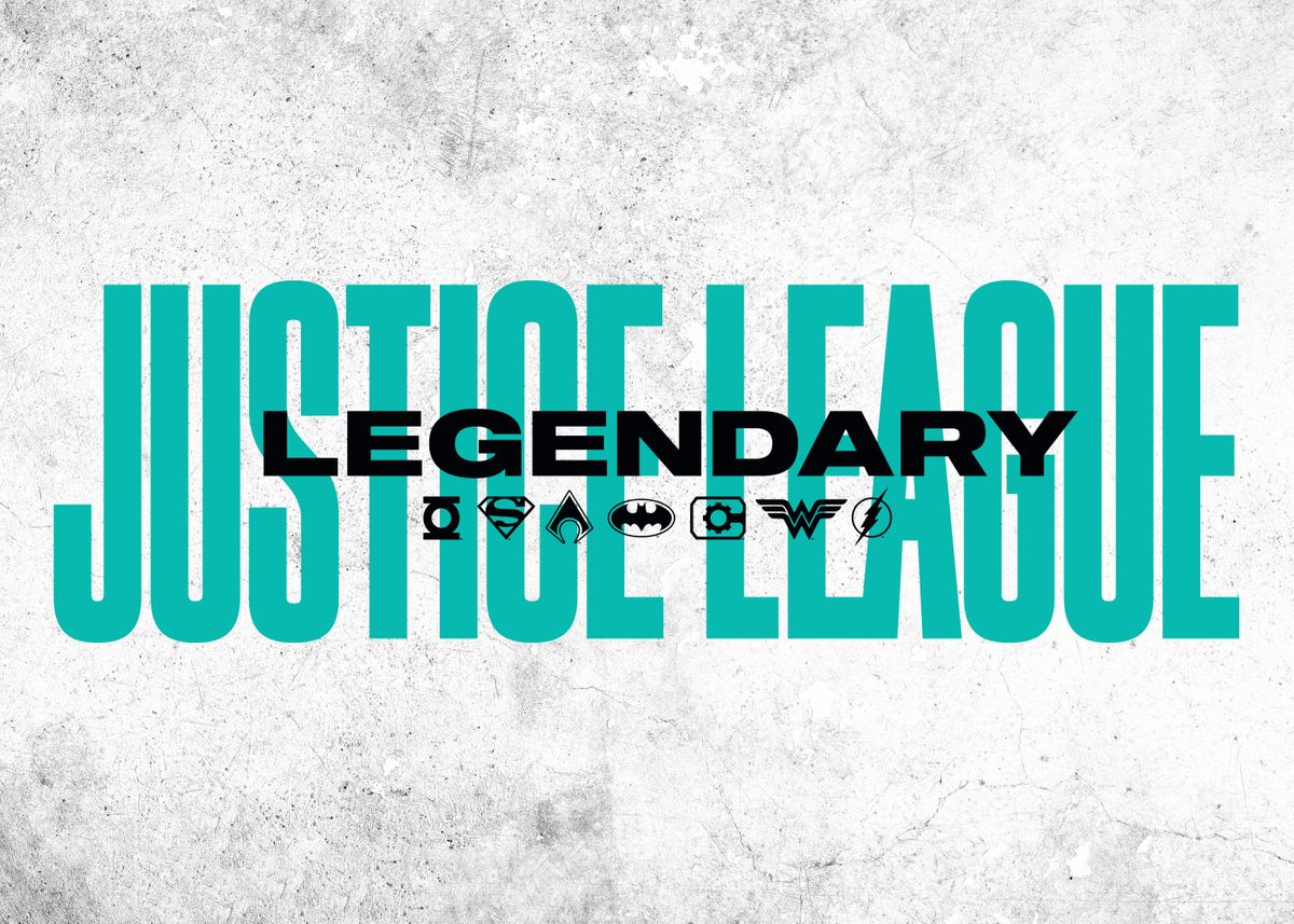 'JL Legendary' Poster by DC Comics | Displate