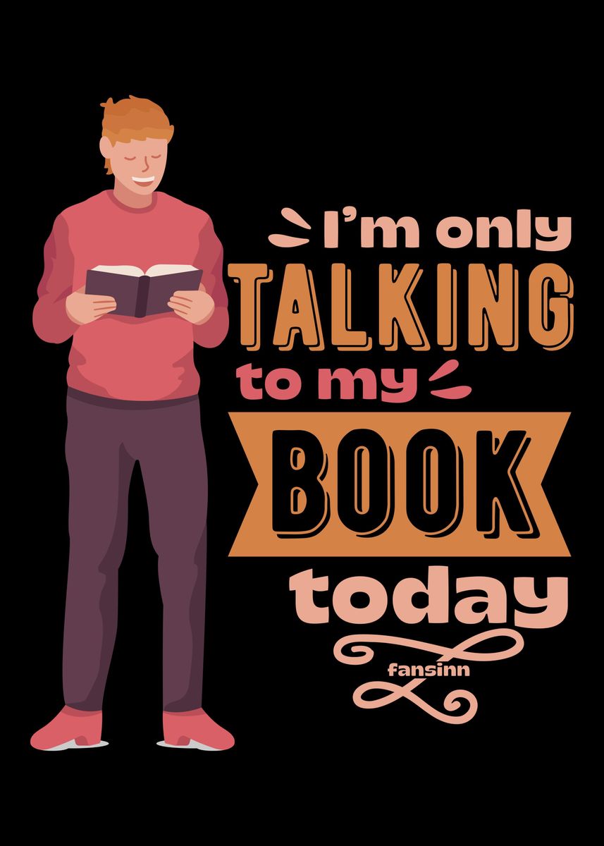 'Im Only Talking To My Boo' Poster, picture, metal print, paint by ...