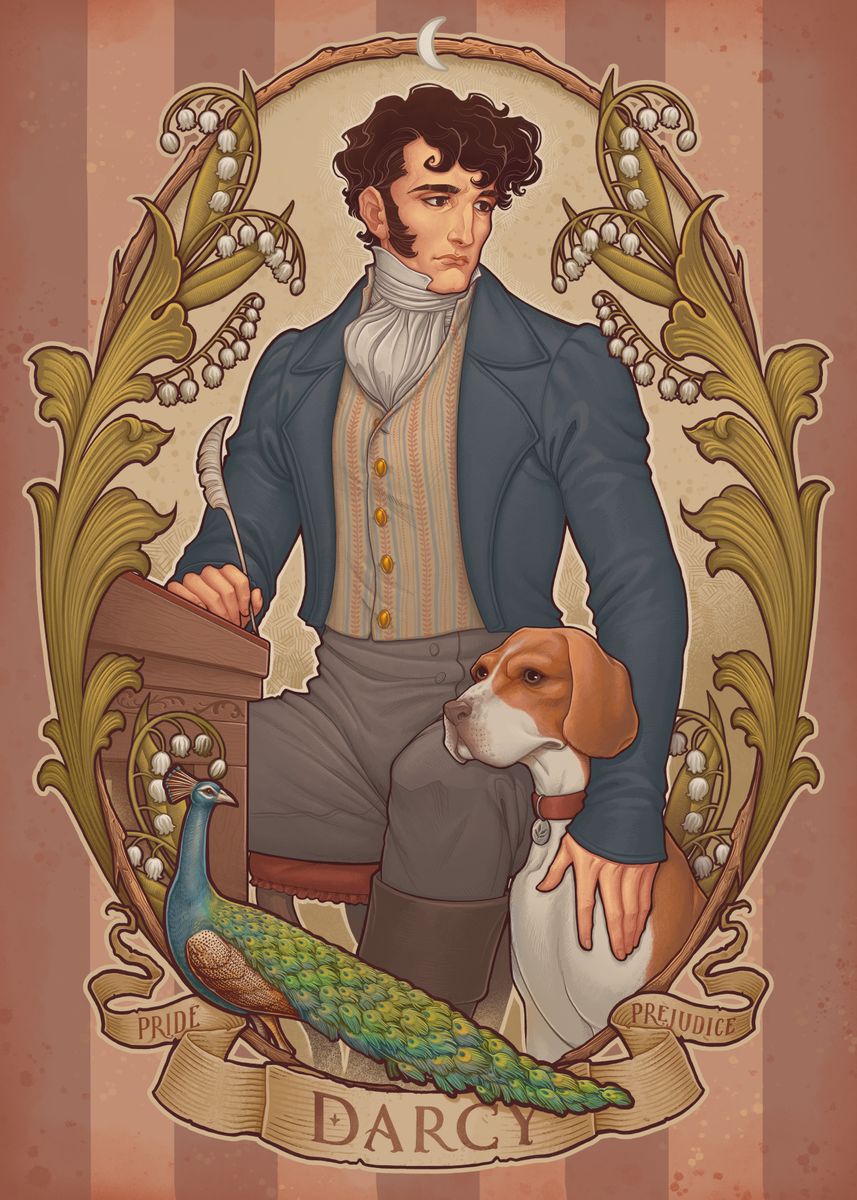 'Mr Darcy ' Poster, picture, metal print, paint by Medusa Dollmaker ...
