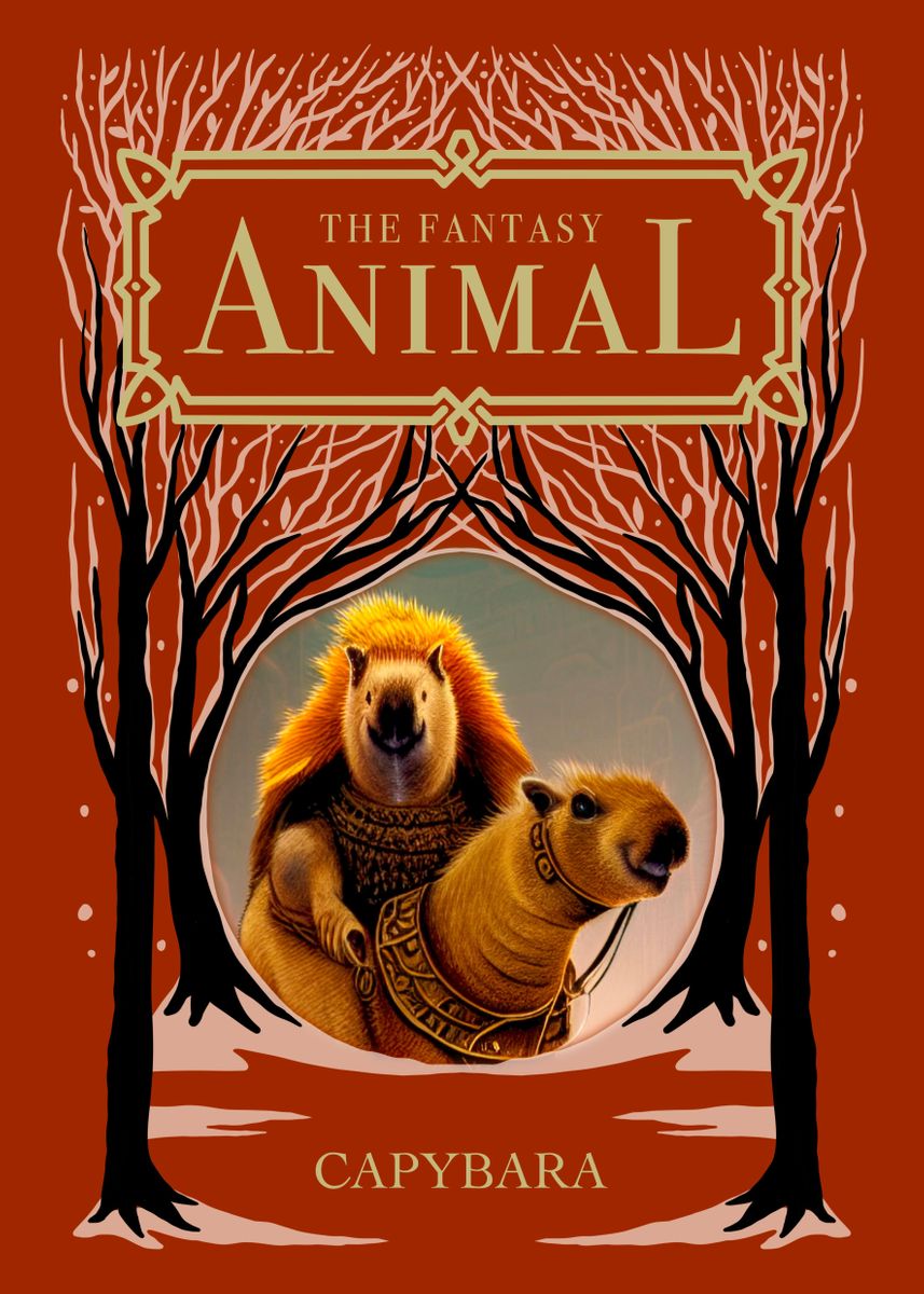 'Capybara 2' Poster, picture, metal print, paint by Alternative Poster ...