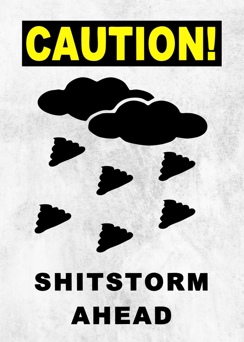 'Caution' Poster by Poster Collections | Displate
