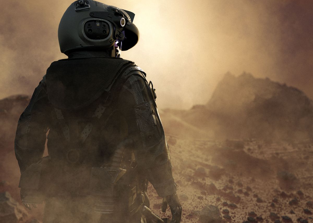 'Mission to Mars' Poster by Wes Jones | Displate