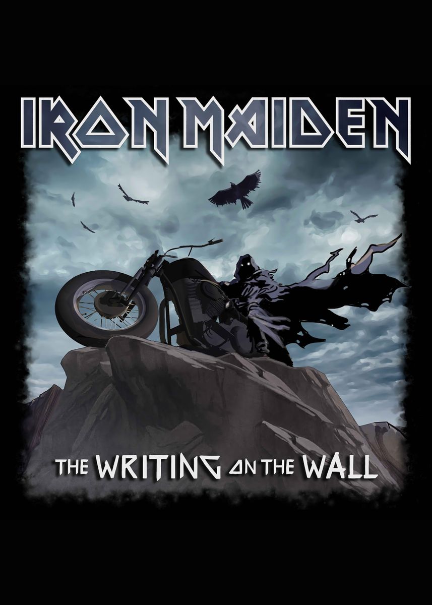 'The Writing on the Wall' Poster, picture, metal print, paint by Iron ...