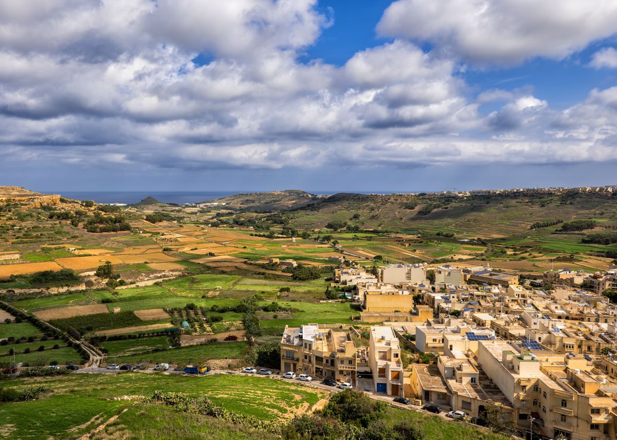 'Gozo Island Landscape' Poster by Socratubik | Displate