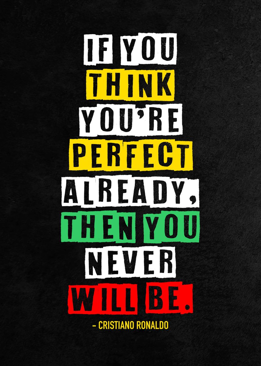 'sport quotes motivational' Poster, picture, metal print, paint by ...