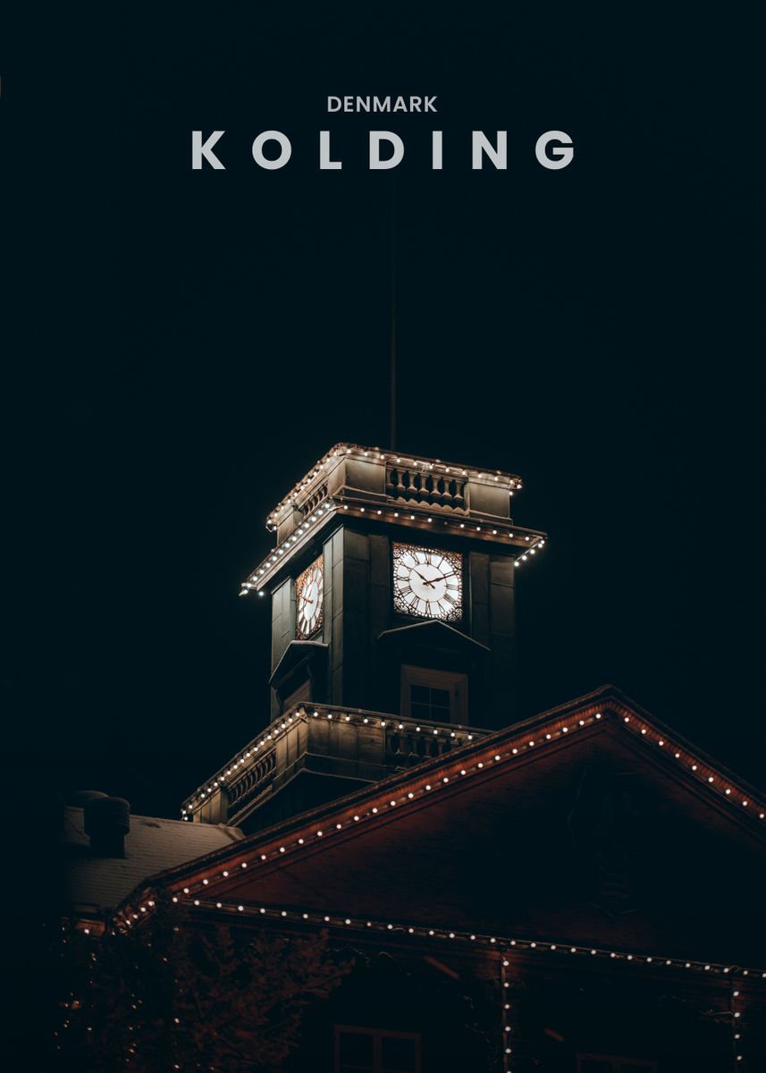 'Town Hall' Poster, picture, metal print, paint by Adam Bodor | Displate