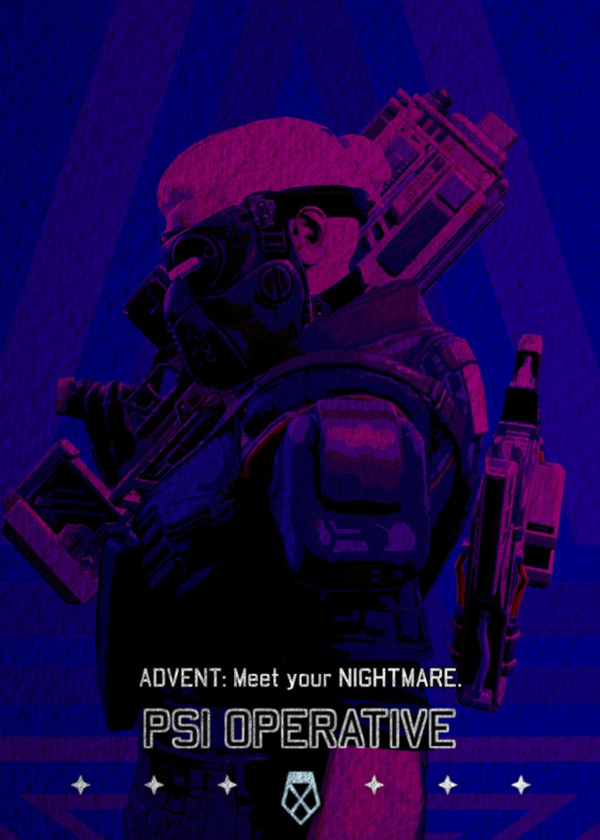 'PSI OPERATIVE' Poster, picture, metal print, paint by bashfulmanman ...