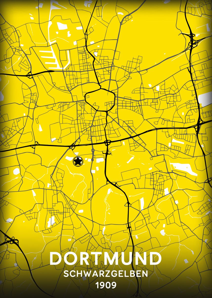 'Borussia Dortmund' Poster, picture, metal print, paint by Yates ...