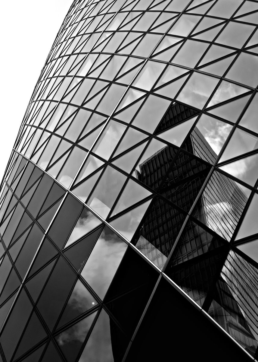 'Gherkin reflections ' Poster by GllPhotography | Displate