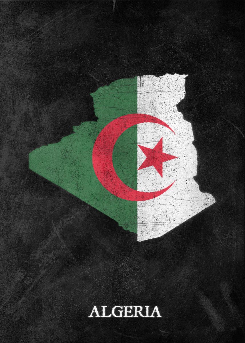 'Algeria' Poster by Moon Soul | Displate