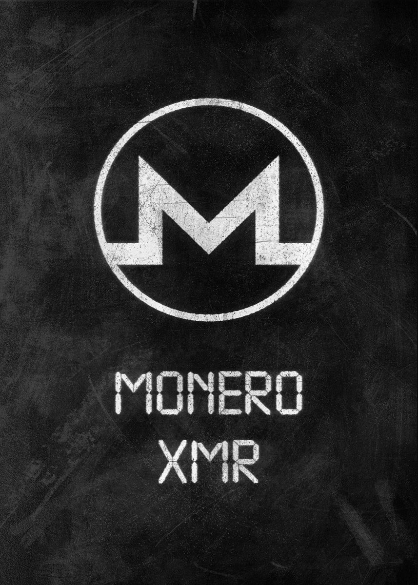 'Monero XMR' Poster, picture, metal print, paint by Luvy | Displate