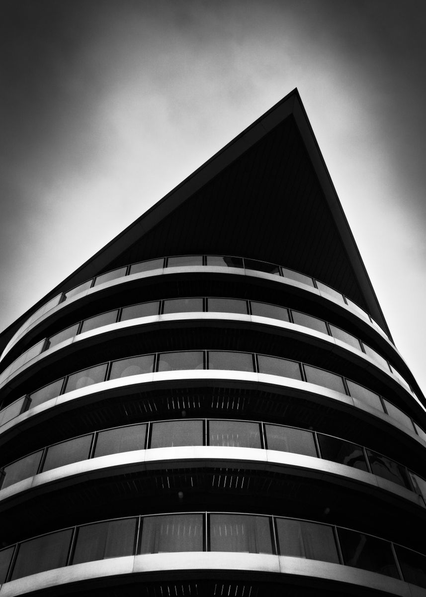 'Pointy building roof' Poster by GllPhotography | Displate