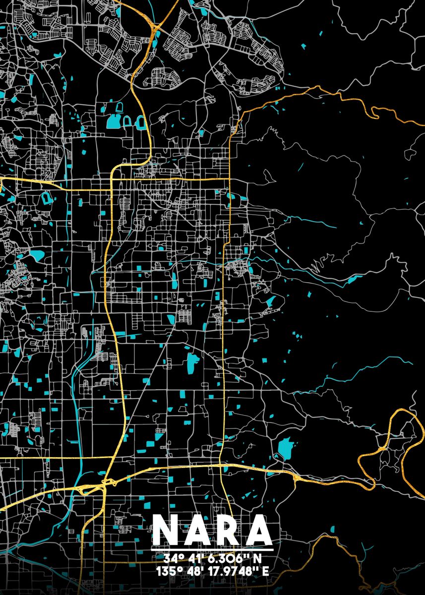 'Nara Japan' Poster, picture, metal print, paint by Clayborne Frank ...