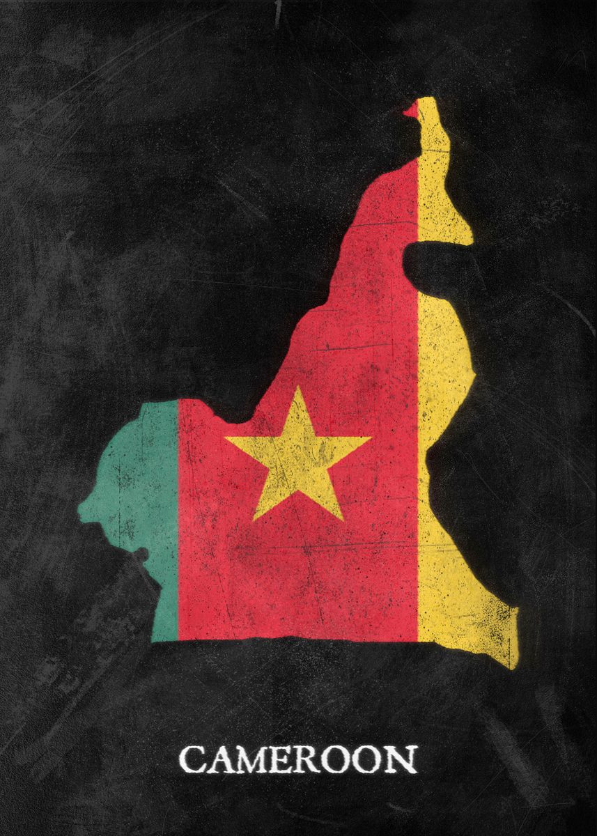 'Cameroon' Poster, picture, metal print, paint by Moon Soul | Displate