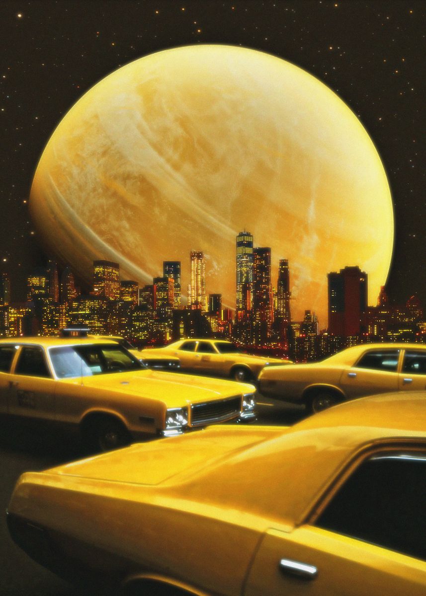 'TAXI' Poster by LFHCS | Displate