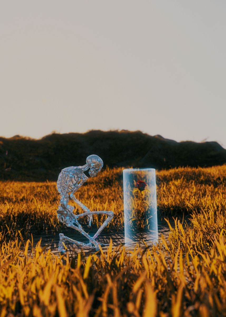 'Protected Rose Art Render' Poster, picture, metal print, paint by ...