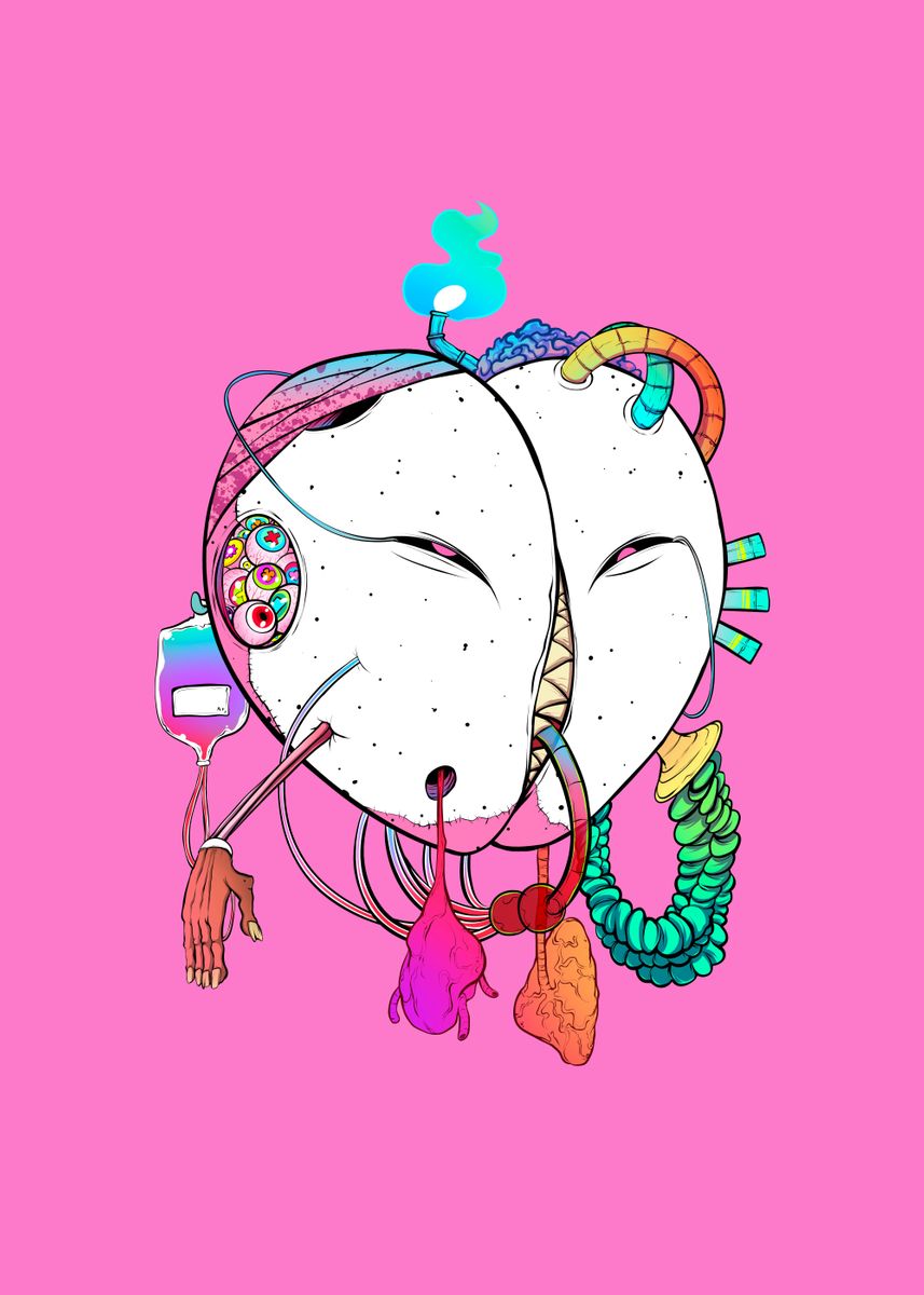 'Suffer' Poster by Tony Wilim | Displate