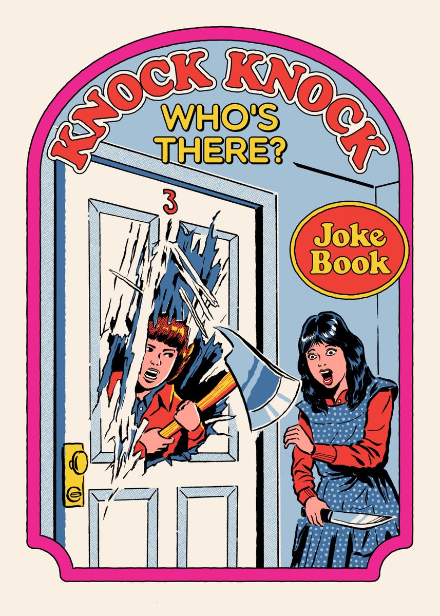 'Knock Knock Who's There' Poster, picture, metal print, paint by Steven ...