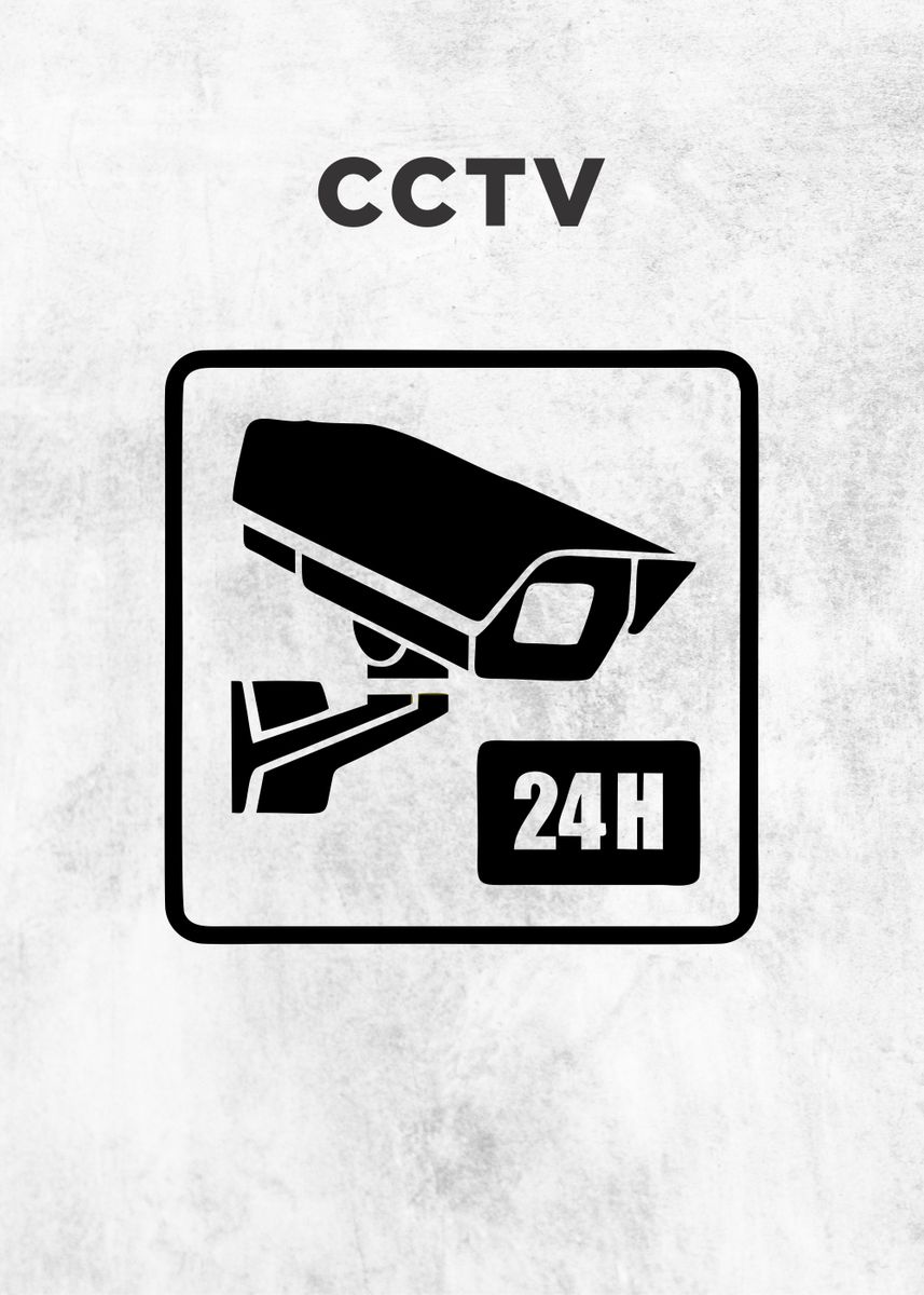 'CCTV' Poster, picture, metal print, paint by Poster Collections | Displate
