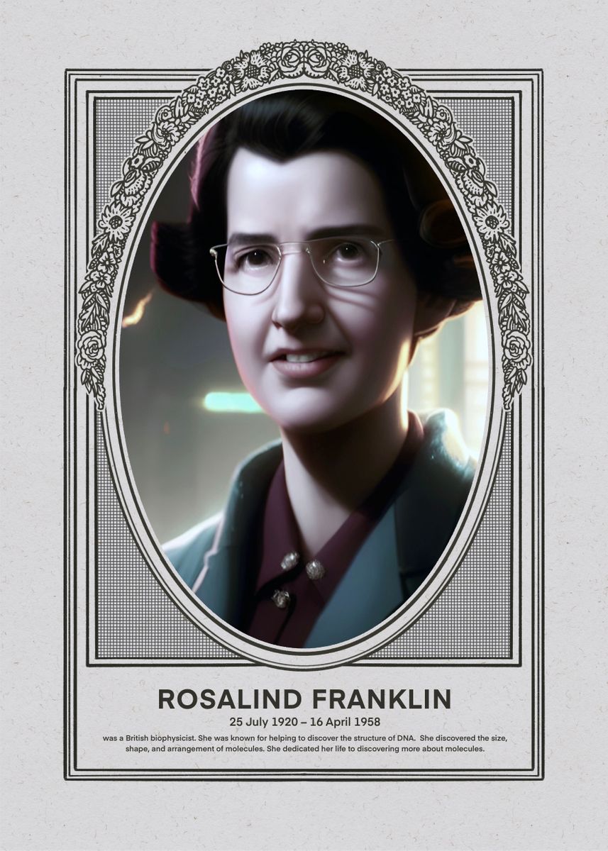 'Rosalind Franklin' Poster by Popart PosterS | Displate