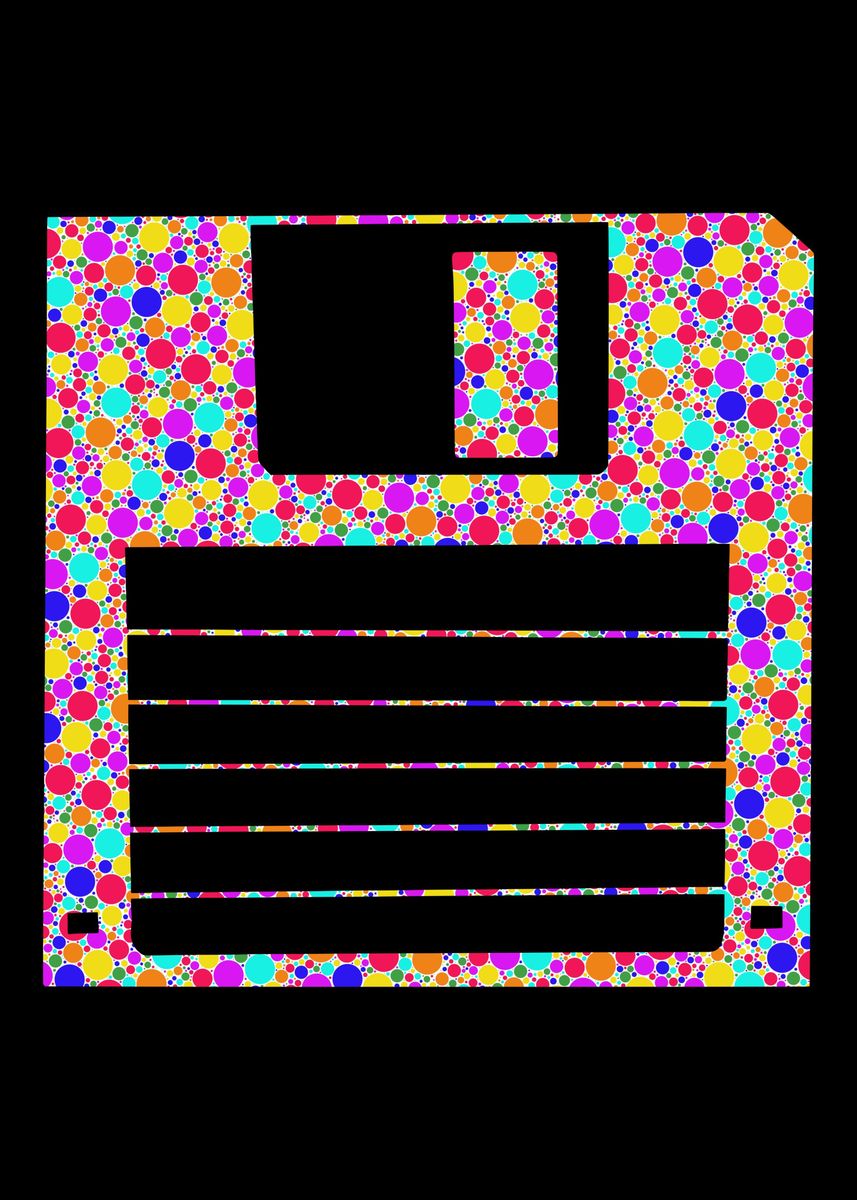 'Dot Day Floppy Disk' Poster, picture, metal print, paint by royalsigns ...