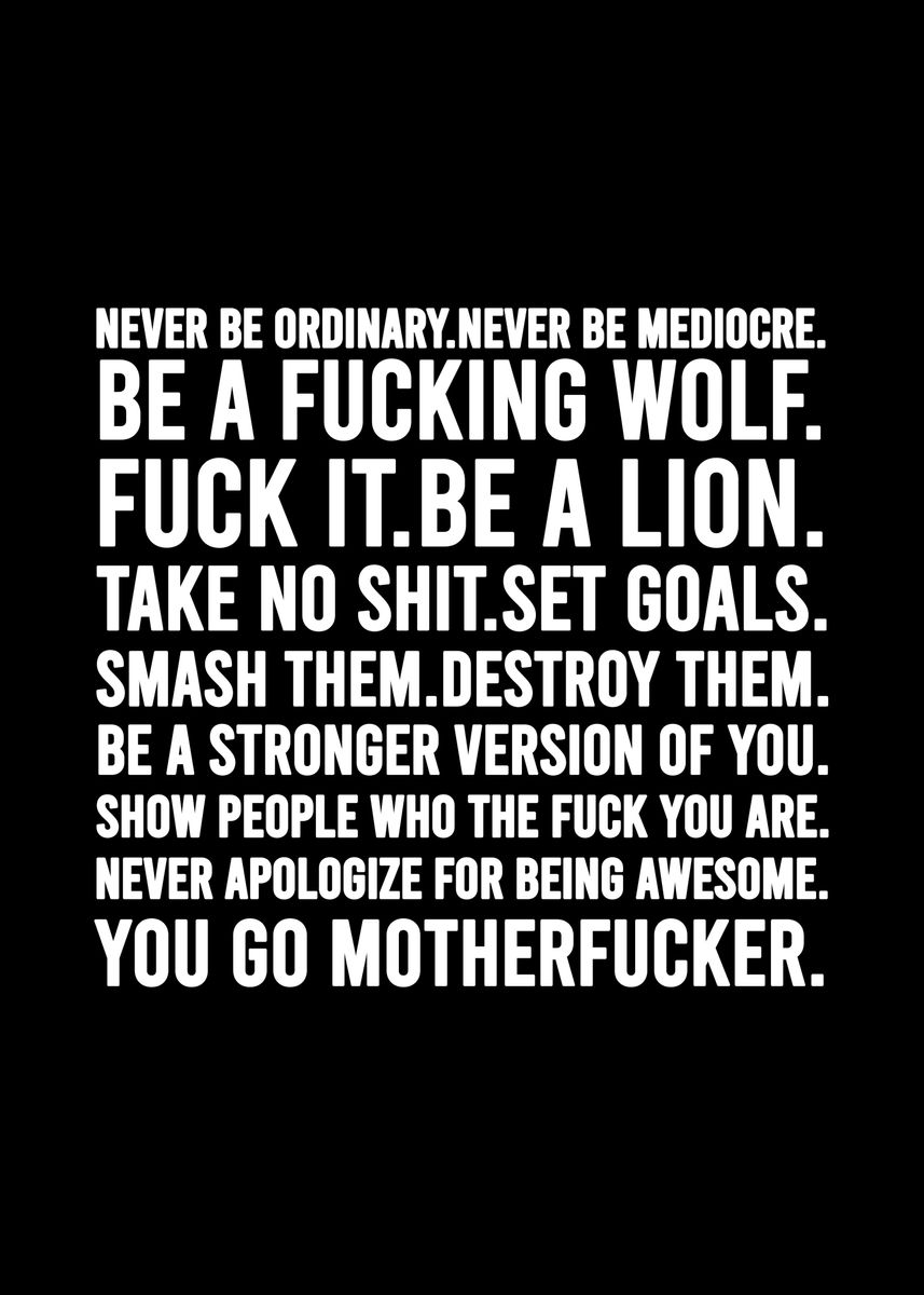 'BE A LION' Poster, picture, metal print, paint by SA KE | Displate