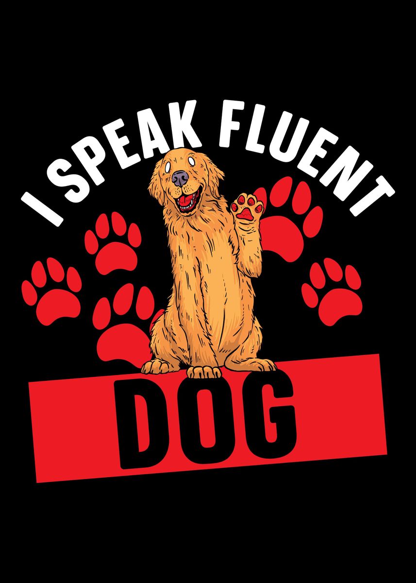 'Dog Trainer' Poster, picture, metal print, paint by CrazySquirrel ...