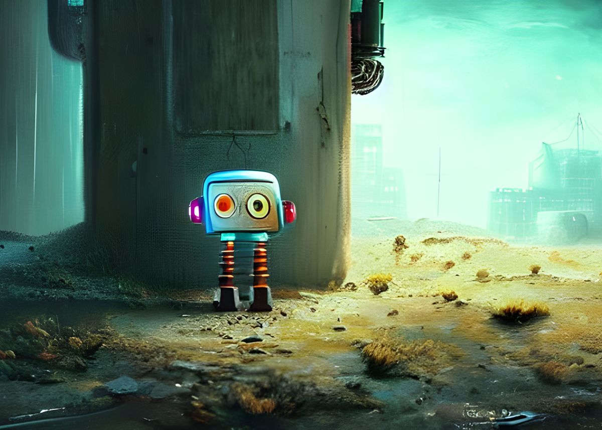 'Last Robot on Earth' Poster by Christine aka stine1 | Displate