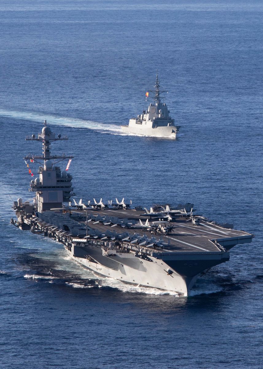 'Aircraft Carrier' Poster, picture, metal print, paint by Conceptual ...