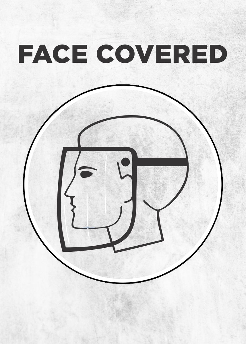 'Face Covered' Poster by Poster Collections | Displate