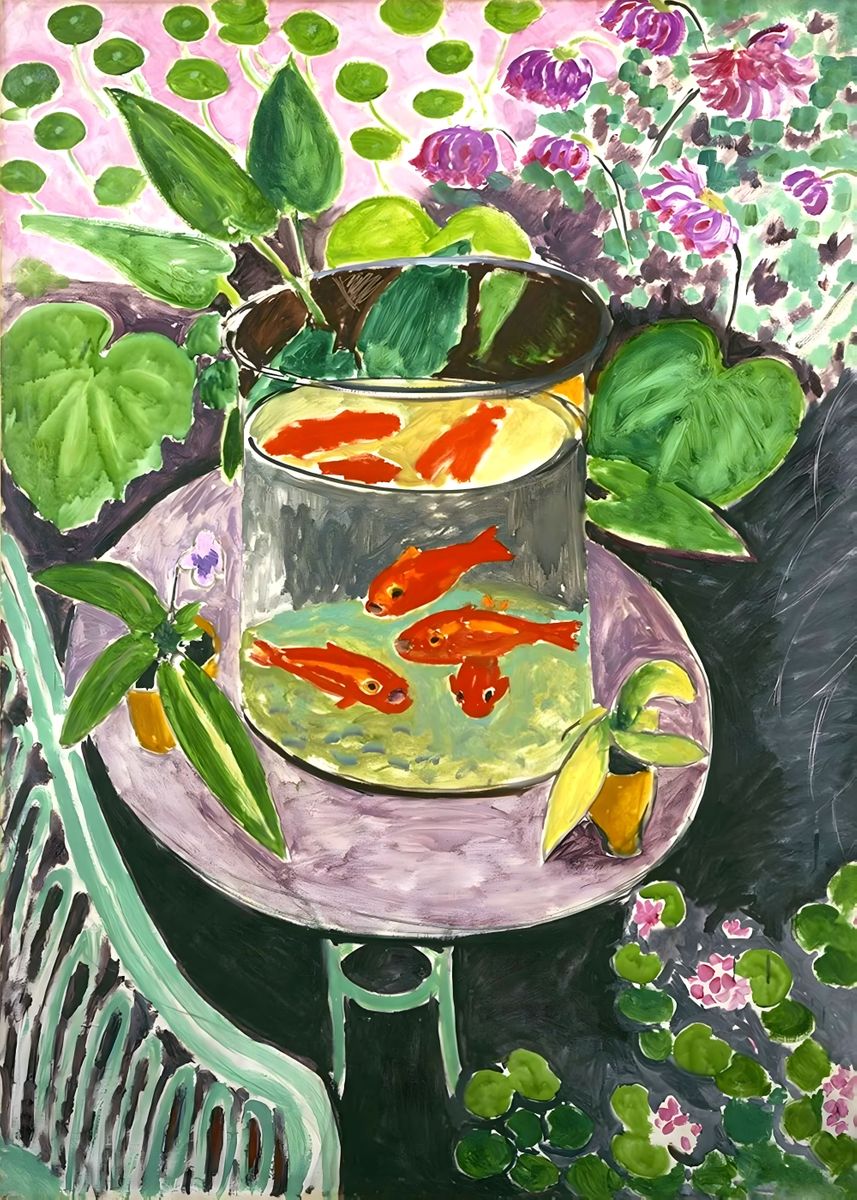 'Henri Matisse The Goldfish' Poster, picture, metal print, paint by ...