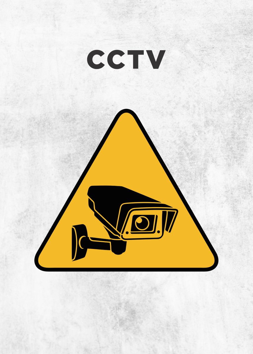 'CCTV' Poster, picture, metal print, paint by Poster Collections | Displate