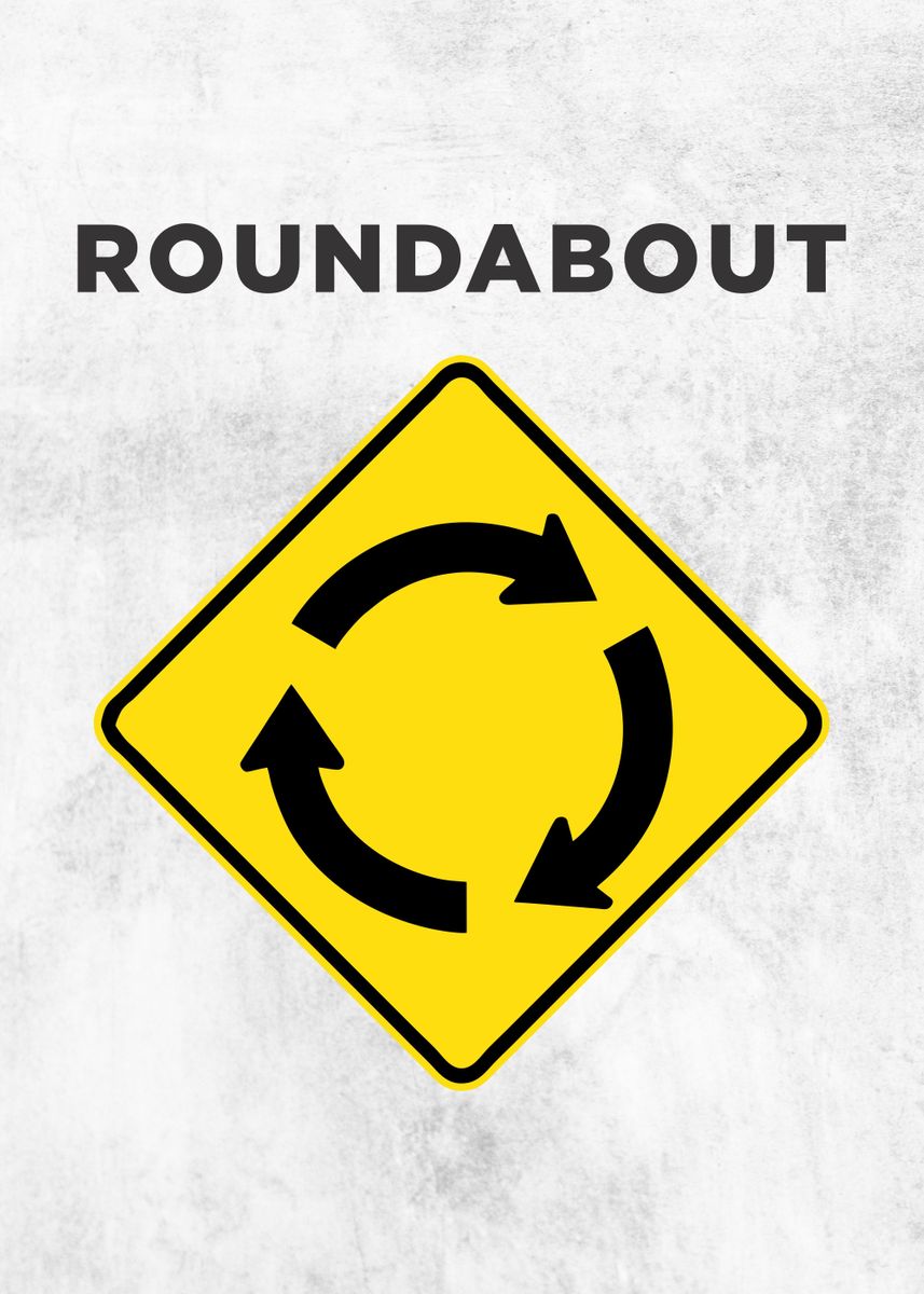 'Roundabout' Poster by Poster Collections | Displate