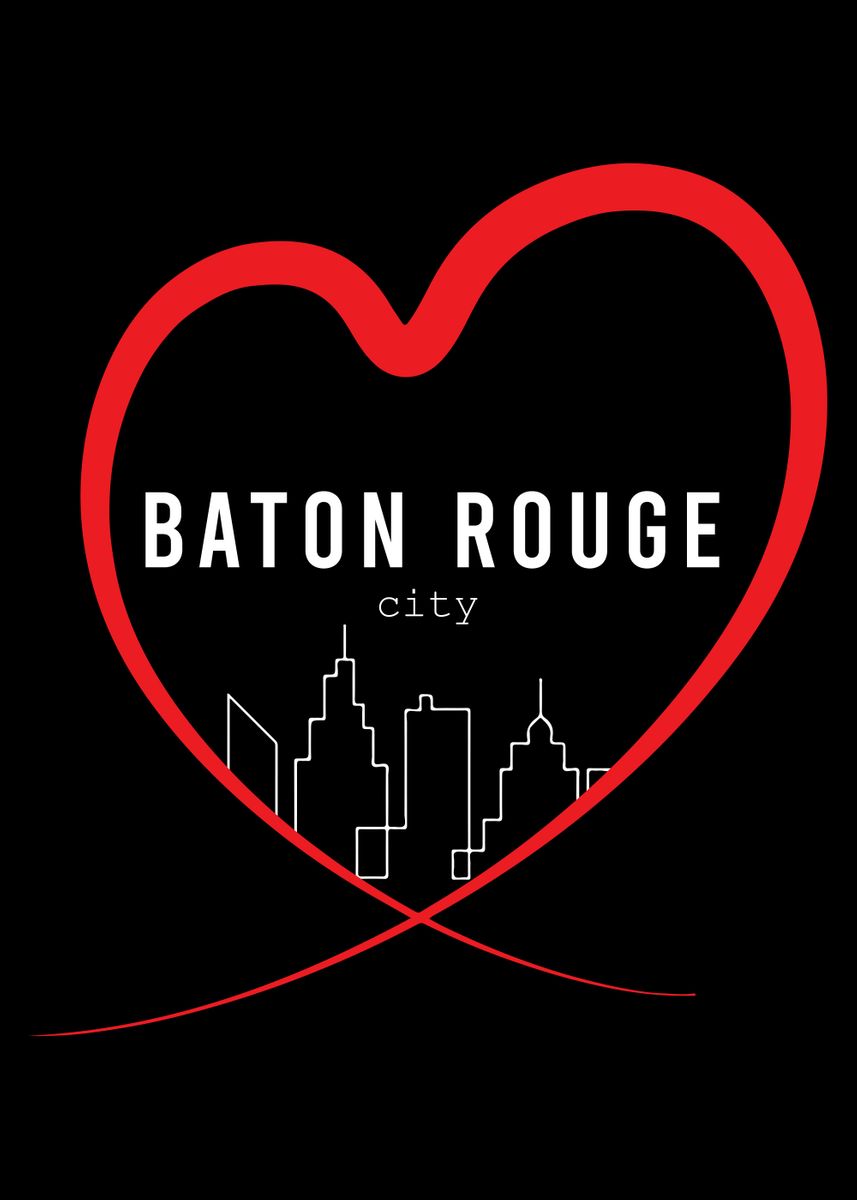 'Baton Rouge' Poster, picture, metal print, paint by berry nguyen ...